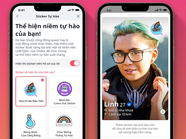 Bộ sticker mới cho cộng đồng đặc biệt trên ứng dụng hẹn hò Tinder | VN ...